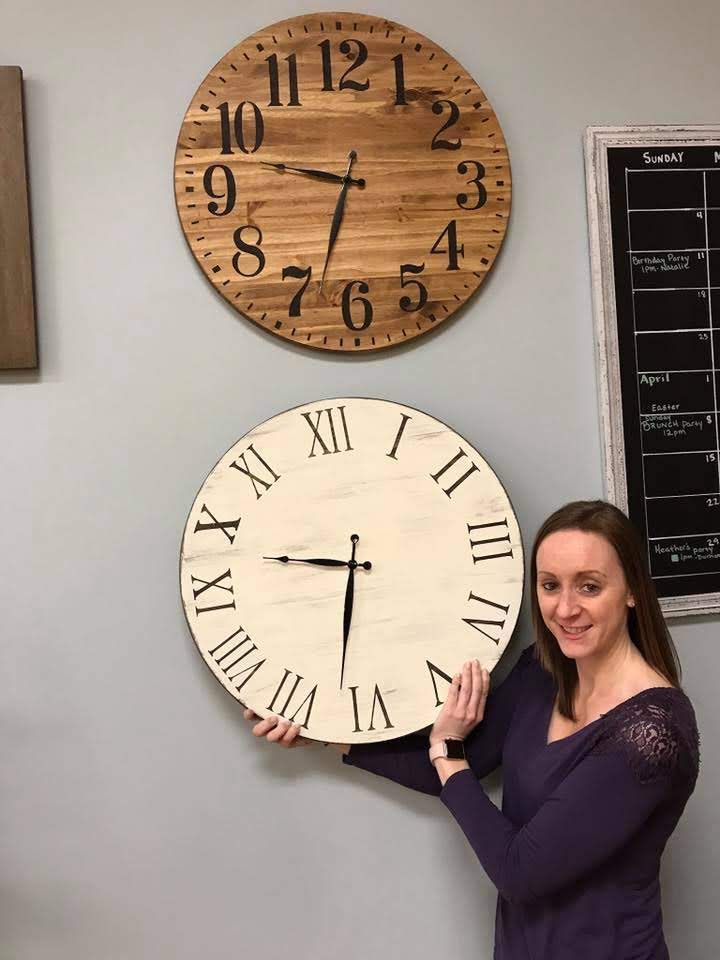 Custom Made Clock YOU DESIGN – Words on Wood